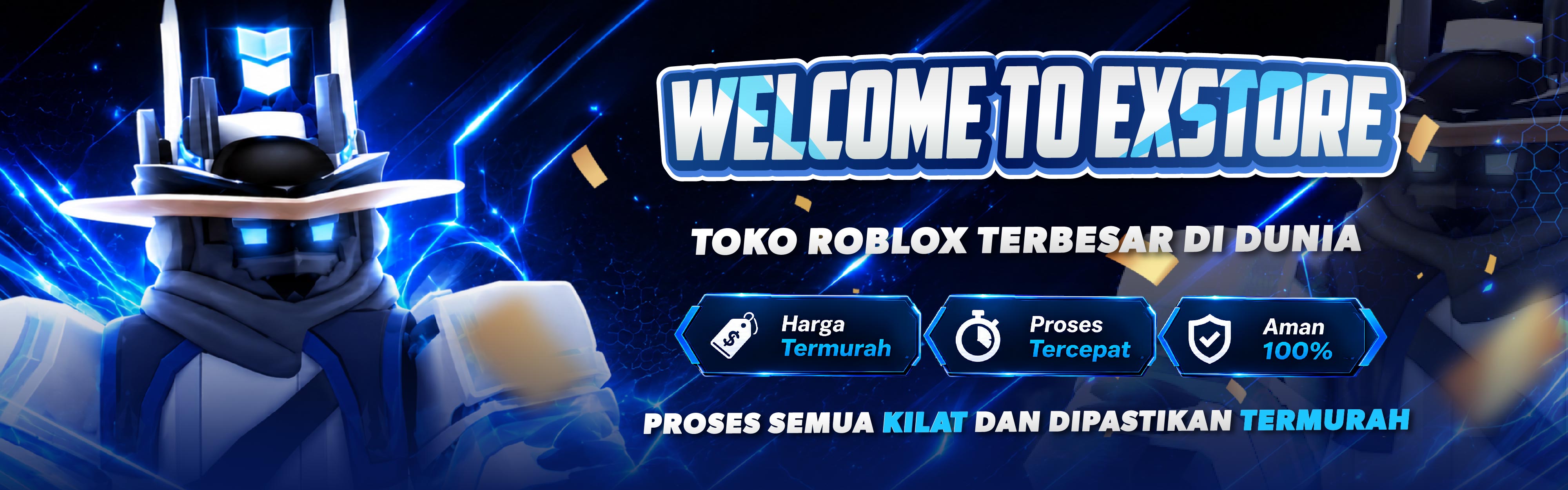 EXSTORE - Order di EXSTORE juga dijamin TERMURAH , TERCEPAT dan AMAN 100%.